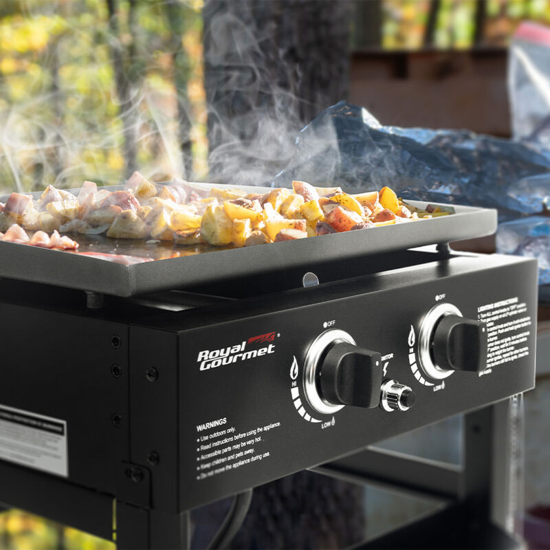 Royal Gourmet 23" 2-Burner Flat Top Gas Griddle | Overton's
