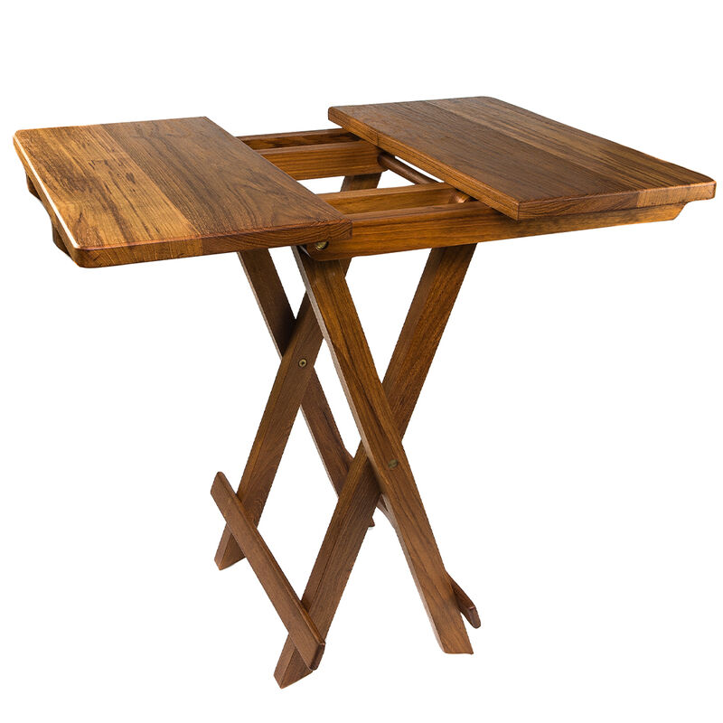 SeaForce Teak Solid Top Fold-Away Table | Overton's