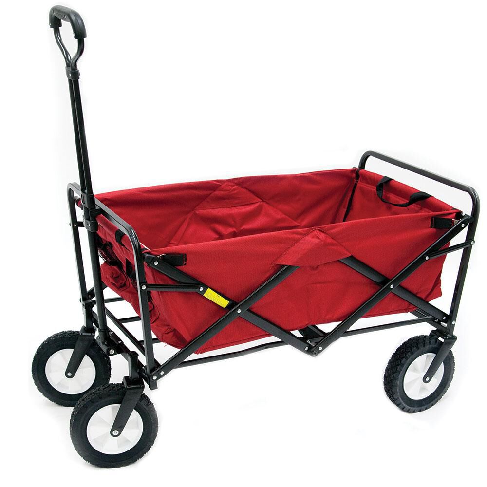 Mac Sports Macwagon Foldable and Wheeled Red Wagon | Overton's