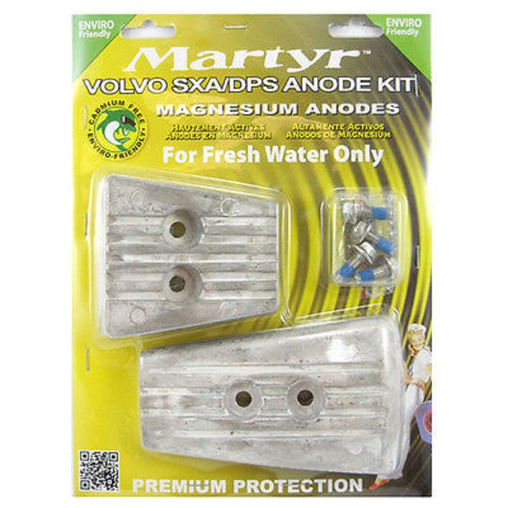 Martyr Volvo Penta Anode Kit for SX-A/DPS Engines - Magnesium | Overton's