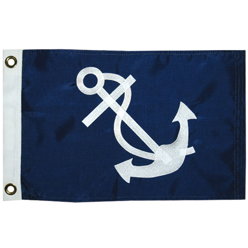 Nautical Officer Flag Port Captain, 12" x 18" | Overton's