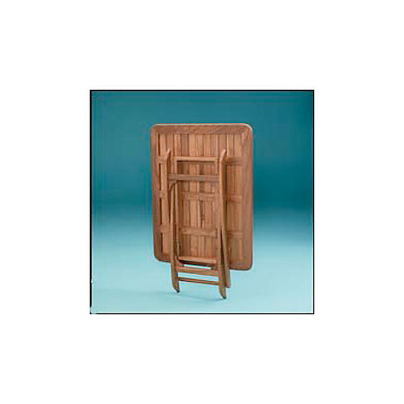 SeaForce Teak Large Adjustable Slat Top Table | Overton's