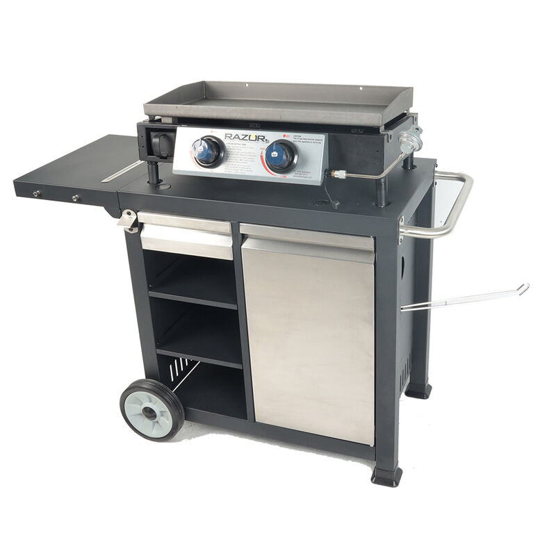 Razor Preparation Cart for Portable Griddles | Overton's