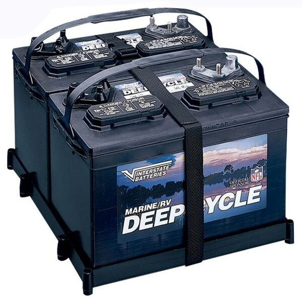 T-H Marine Dual Battery Holder Tray | Overton's