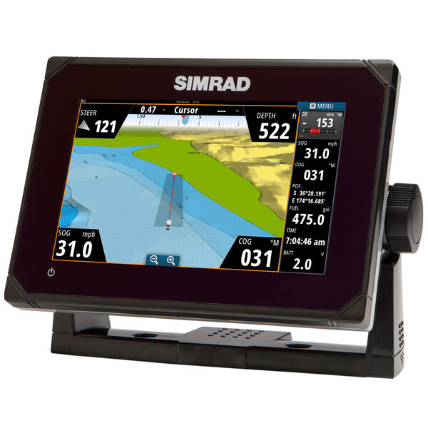 Simrad GO7 Multi-Touch Chartplotter With Built-in Echosounder And GPS ...