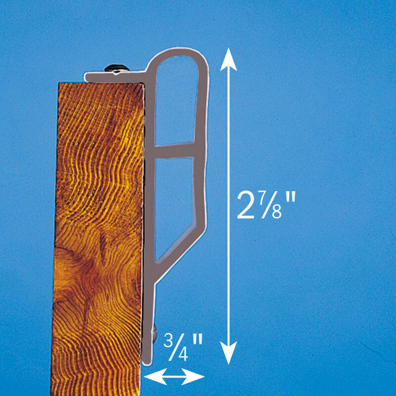 Dock Edge Dock Guard Profile, 90', White