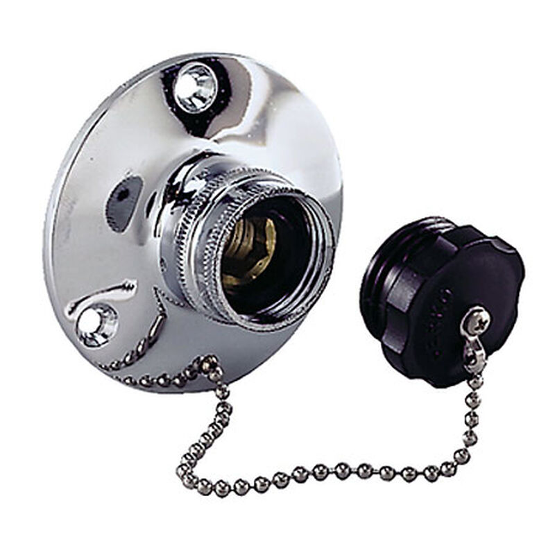 Water Inlet Fitting With Plug | Overton's