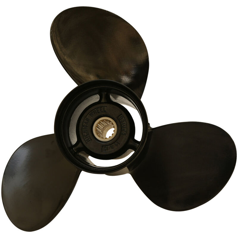 Michigan Wheel 3-Blade Prop, Pressed Rubber Hub / Aluminum, 16 dia x 16 ...