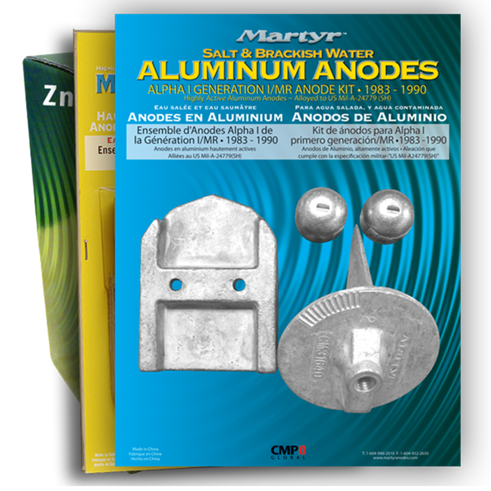Martyr Anode Kit For Mercruiser Alpha Generation I, Zinc | Overton's