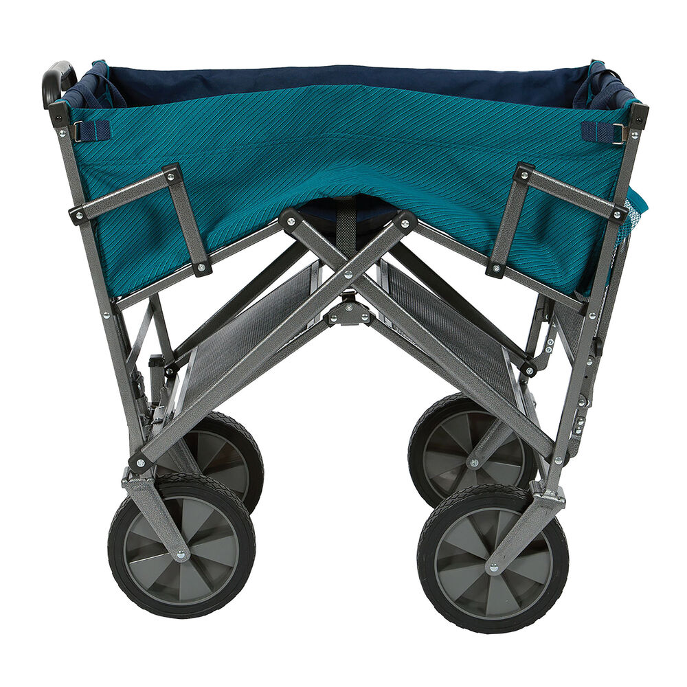 Collapsible Double Decker Outdoor Utility Wagon, Teal | Overton's