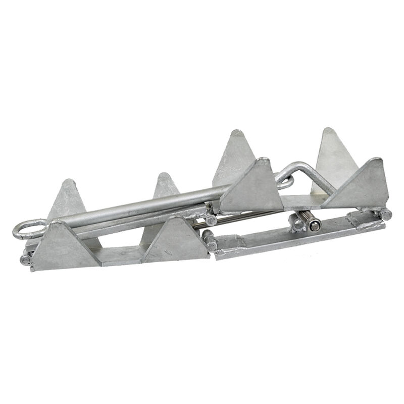 Box Anchor Hot-Dipped Galvanized Steel Fold-and-Hold Anchor, 13 lb ...