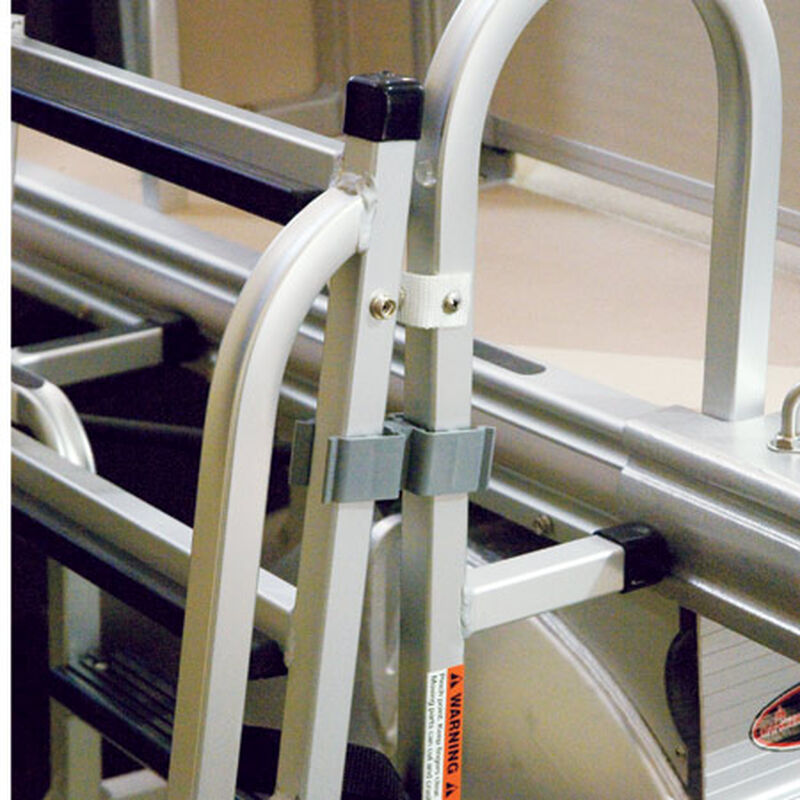 Pontoon Square Ladder Clip Set for 1-1/8" Rail | Overton's