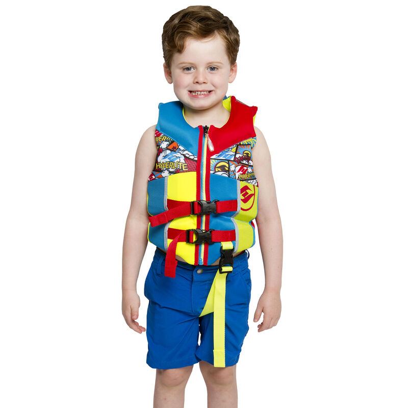 Hyperlite Pro V Child Life Jacket, Blue/Red 2019 | Overton's