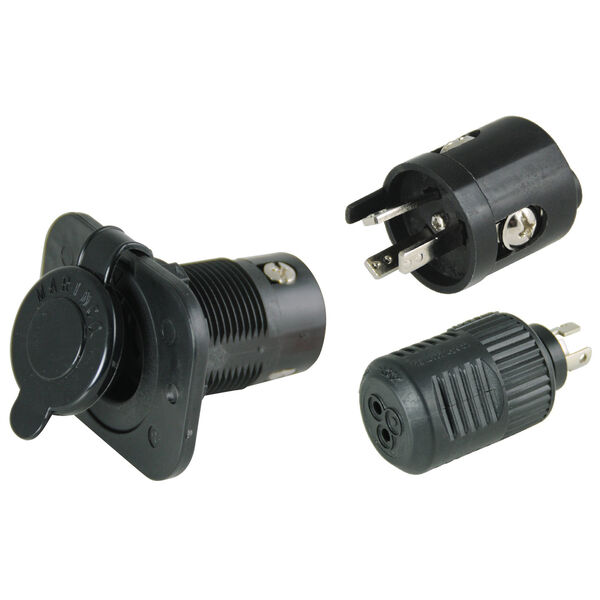 Marinco ConnectPro Receptacle And Plug With 6-Gauge Adapter | Overton's