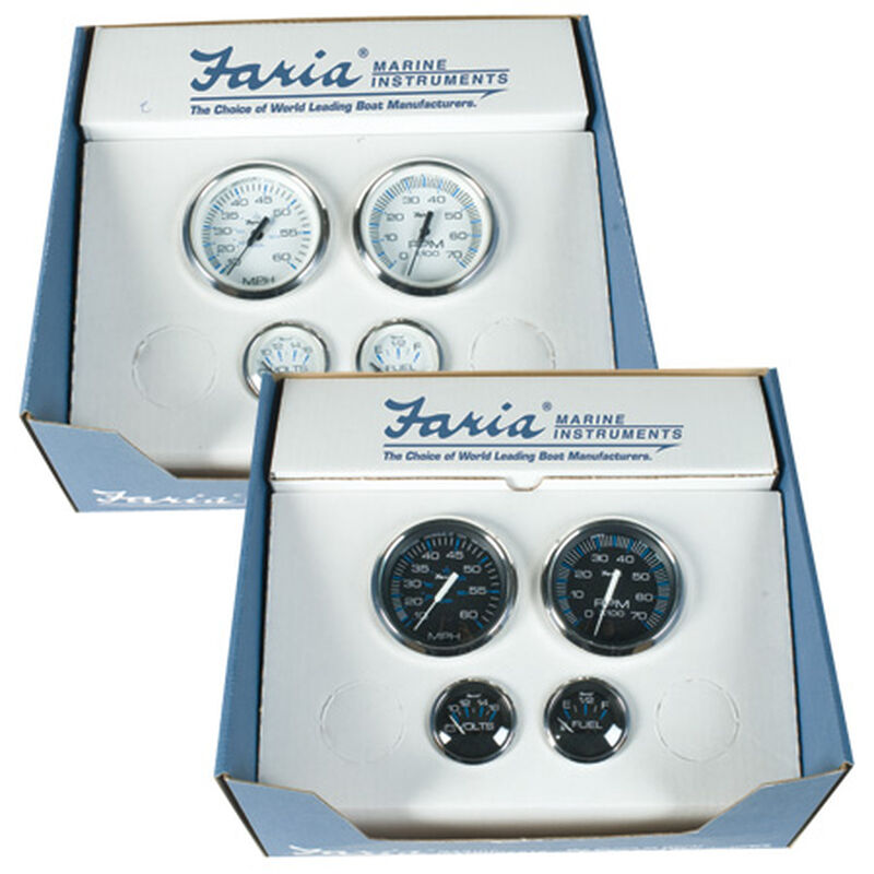 Faria Chesapeake SS 4-Gauge Set | Overton's