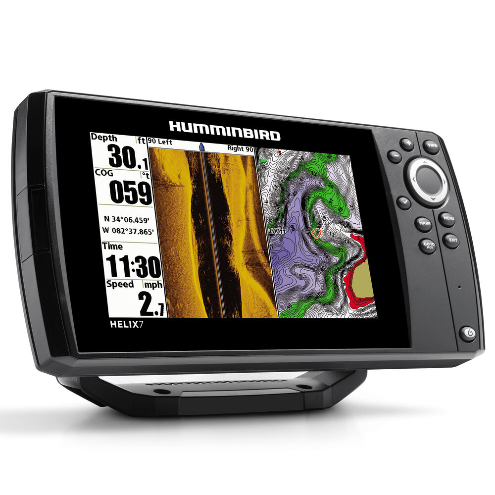 Helix 7 GPS SI, Hummingbird Helix 7 SI Fishfinder GPS Combo | Overton's