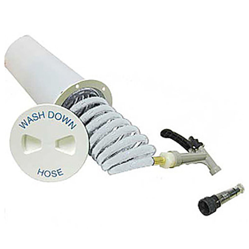 Wash-Down Station And Hose, White