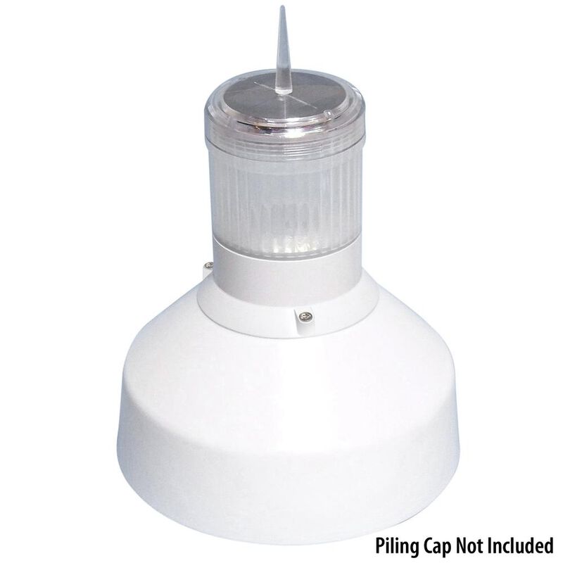 Dock Edge Solar Piling Cap Light | Overton's