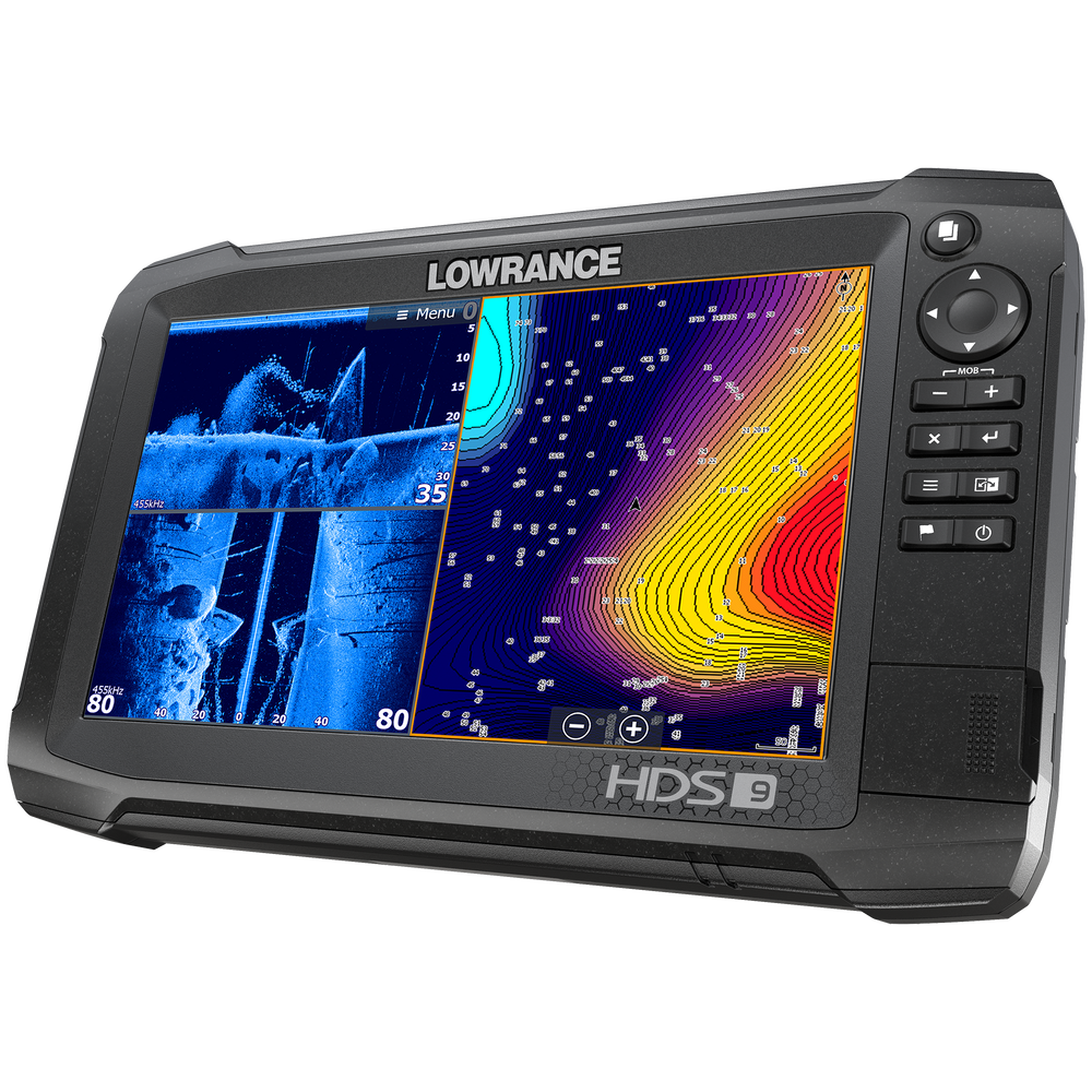 Lowrance HDS-9 Carbon Fishfinder Chartplotter w/StructureScan 3D ...