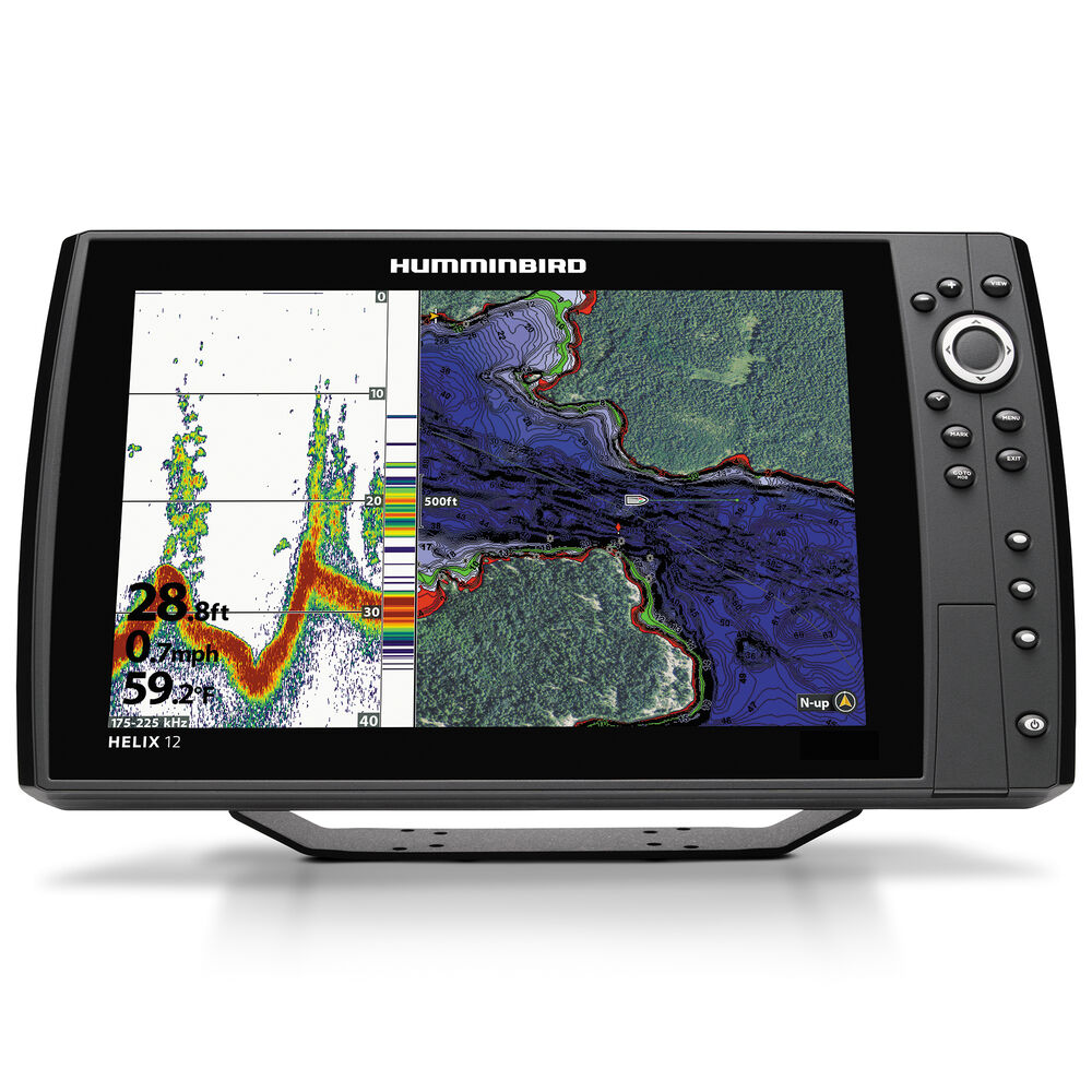 Humminbird Helix 12 Mega SI GPS G2N CHIRP Fishfinder Chartplotter ...