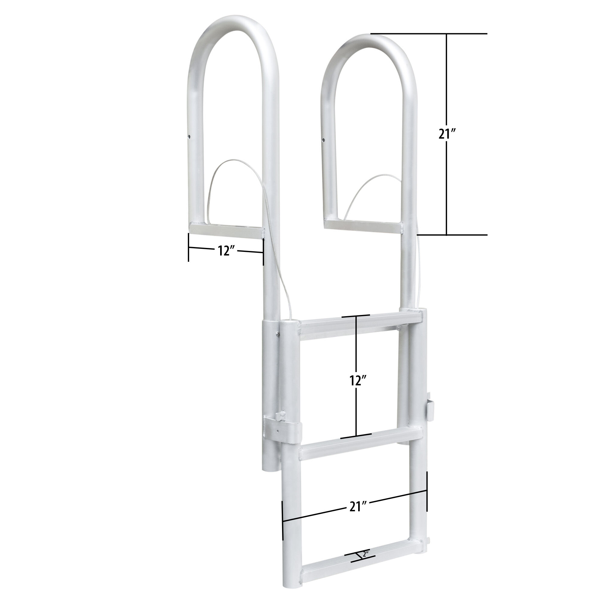 Dockmate wide step dock lift ladders - ladegsup