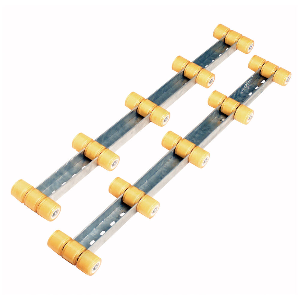 Tie Down 4' Hull Sav'r Roller Bunks, yellow polyurethane, pair | Overton's