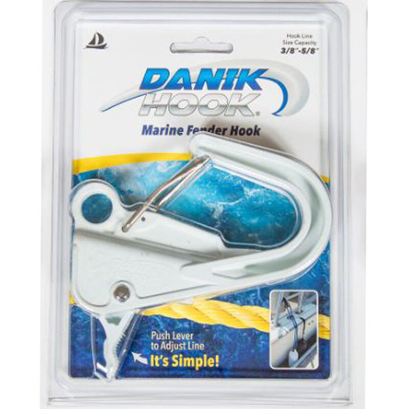 Danik Hook Adjustable Fender Hook, White | Overton's