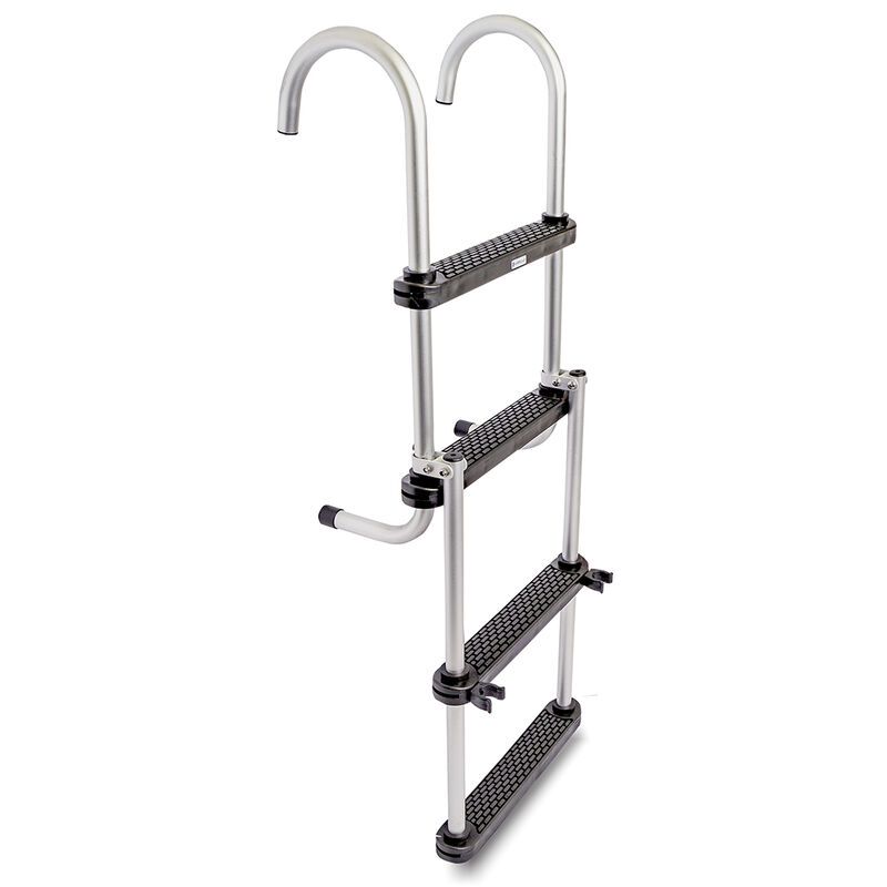 Toonmate Removable Folding Pontoon Ladder 4-Step | Overton's