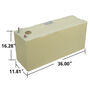 Moeller Marine Fuel Tank, 27 Gal., 11.81"W x 36"L x 16.28"D | Overton's