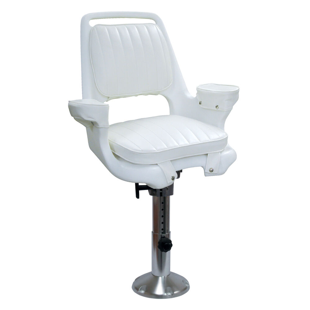 Wise Captain's Chair With Adjustable Pedestal, Spider Mounting Plate ...