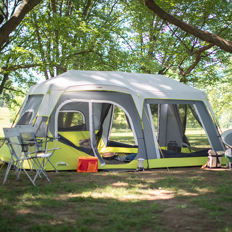 Core Equipment 12 Person Instant Cabin Tent with Side Entrance | Overton's