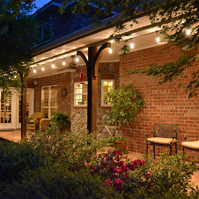 Enbrighten Vintage LED Cafe String Lights, 24' | Overton's