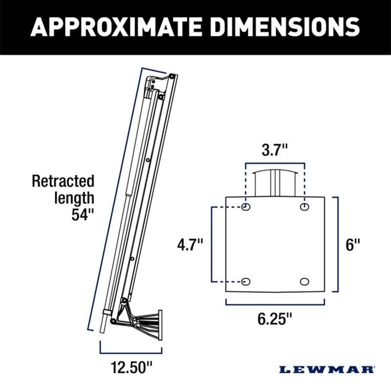 Lewmar Axis Shallow Water Anchor, Black