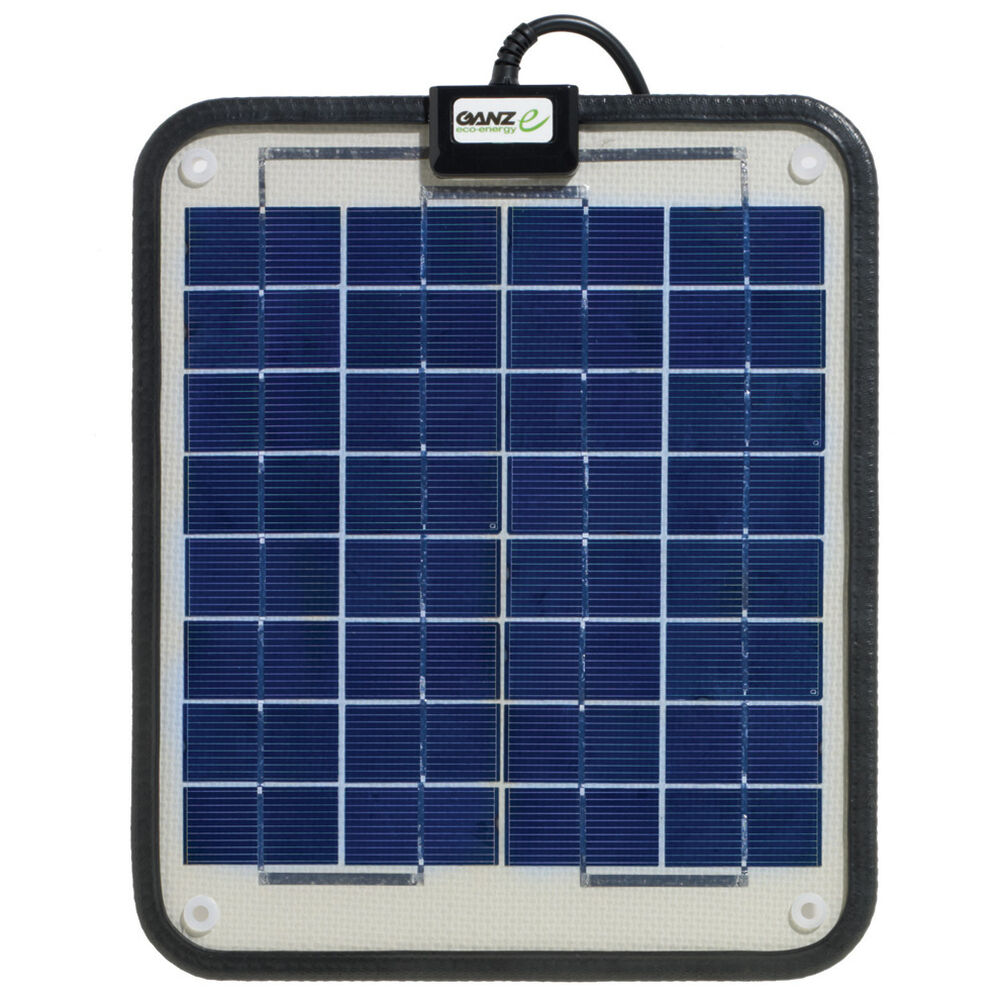 GANZ Eco-Energy Semi-Flexible 6 Watt Solar Panel | Overton's