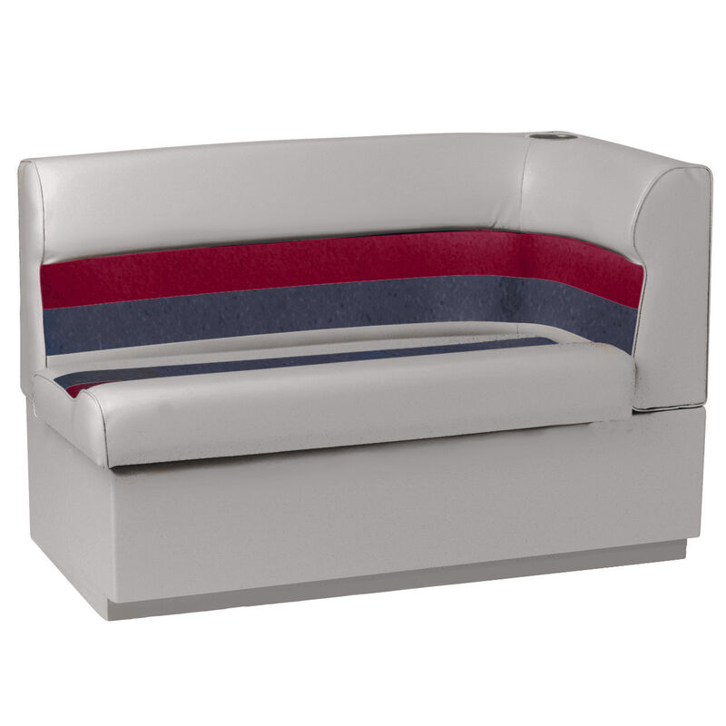 Toonmate Deluxe Pontoon Corner Couch with Toe Kick Base, Left Side ...