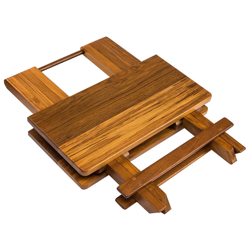 SeaForce Teak Solid Top Fold-Away Table | Overton's