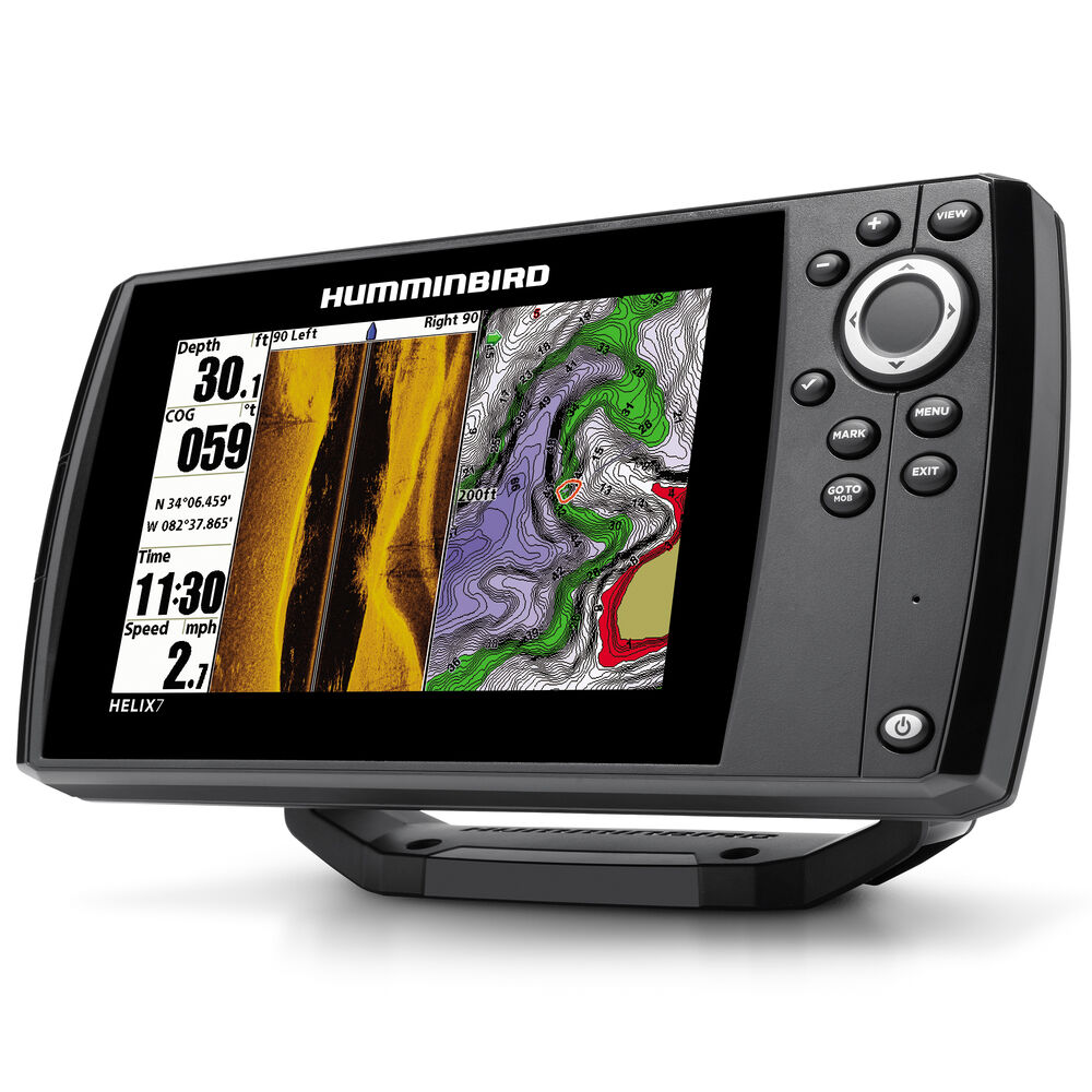 Helix 7 GPS SI, Hummingbird Helix 7 SI Fishfinder GPS Combo | Overton's