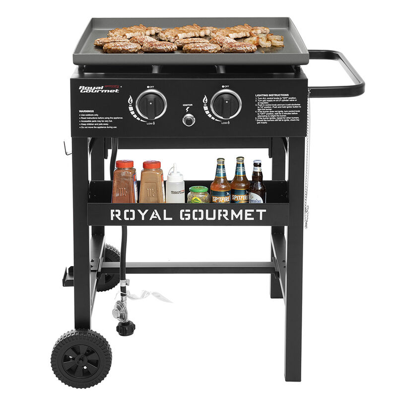 Royal Gourmet 23" 2-Burner Flat Top Gas Griddle | Overton's