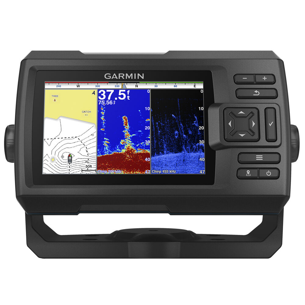 Garmin Striker Plus 5cv GPS Fishfinder with Quickdraw Contours Mapping ...
