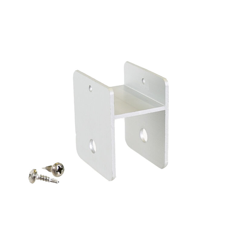 1" Pontoon Bimini Frame Bracket - Open End "H" bracket | Overton's