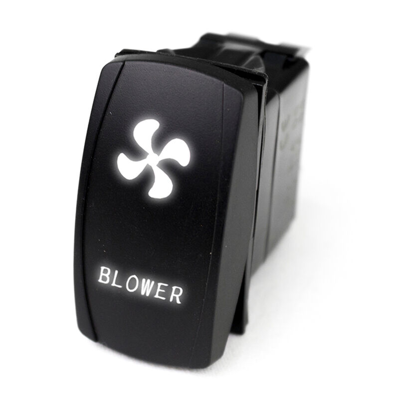 LED Rocker Switch w/ White LED Radiance (Blower) | Overton's