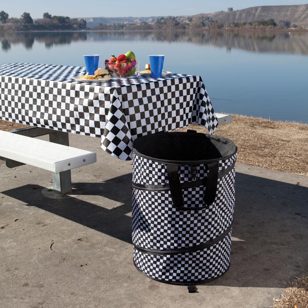 Checkered Flag Collapsible Container | Overton's