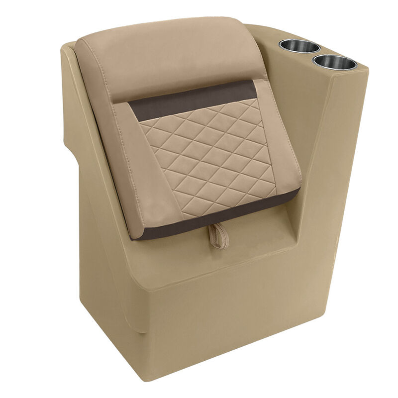 Wise Deluxe Pontoon Radius Lean-Back Lounge Seat, Right Side | Overton's