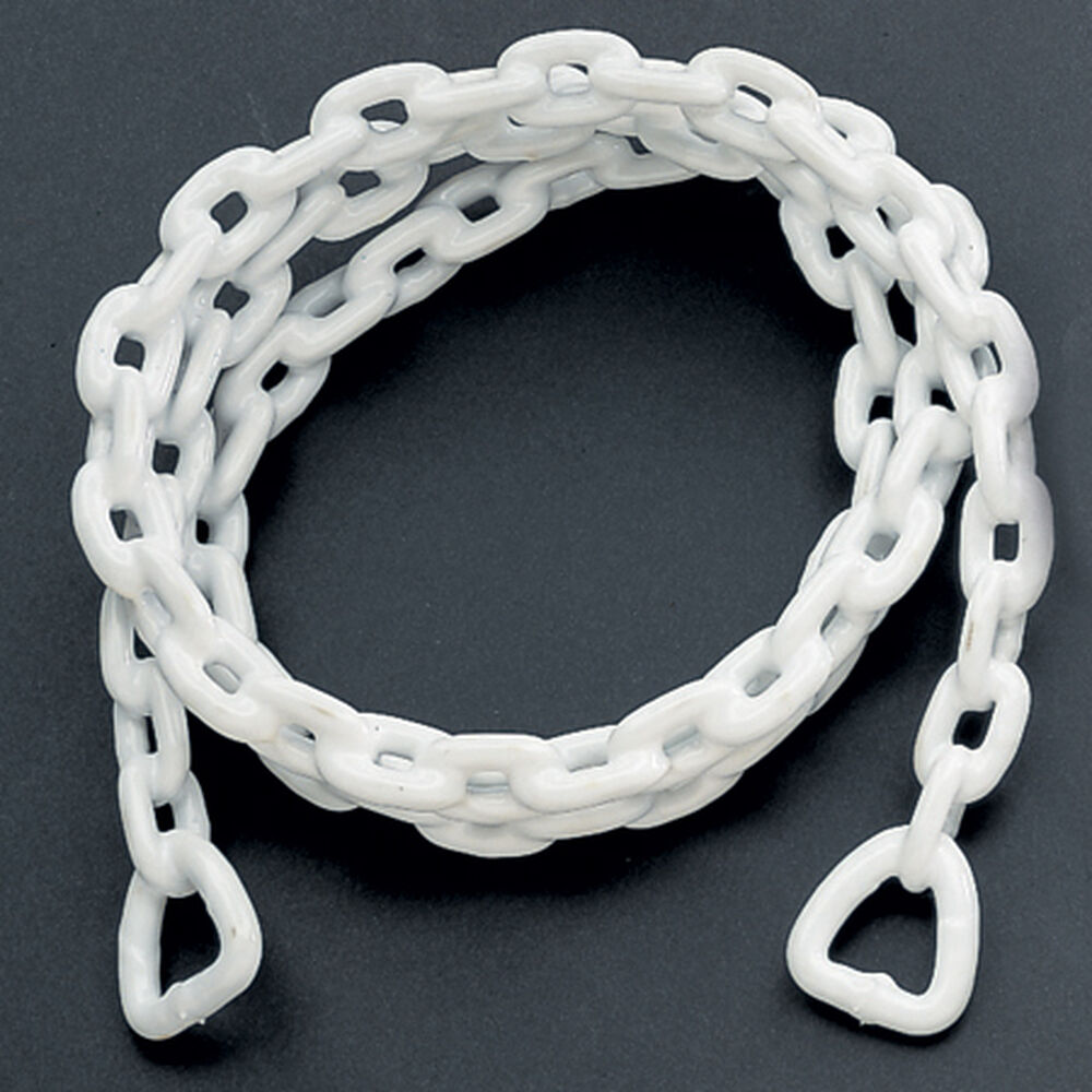 Vinyl-Coated Anchor Chains, 5/16" x 6', White | Overton's