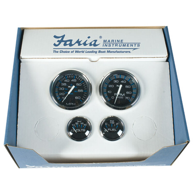 Faria Chesapeake SS 4-Gauge Set | Overton's