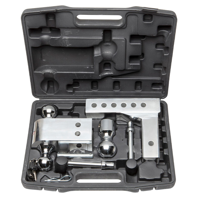 Aluma-Tow Hitch Mount with Carrying Case, 6" Drop, For 2" Receivers ...