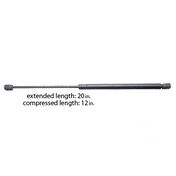 Black Powder-Coated Gas Lift Springs - 20"L extended, withstands 60 lbs ...
