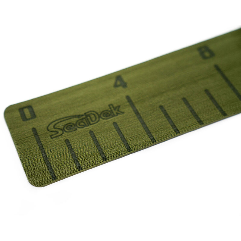 SeaDek 4" x 36" 3mm Fish Ruler w/Laser SD Logo - Olive Green | Overton's