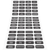 Blue Sea Small Format Labels, black