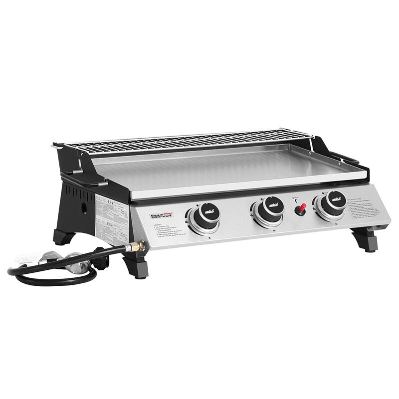 Royal Gourmet 24" Portable 3-Burner Tabletop Gas Griddle | Overton's